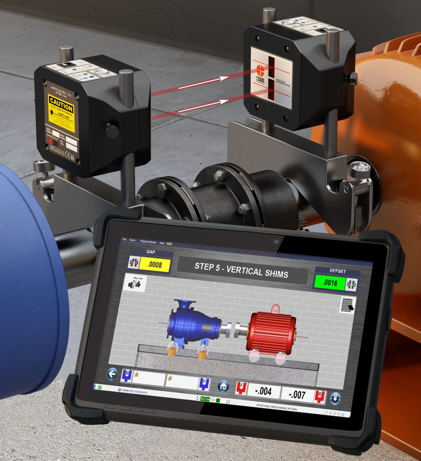 Hamar Laser X-Series™ X-660 laser shaft alignment - Precise Reliability ...